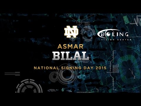 Asmar Bilal - 2015 Notre Dame Football Signee - YouTube