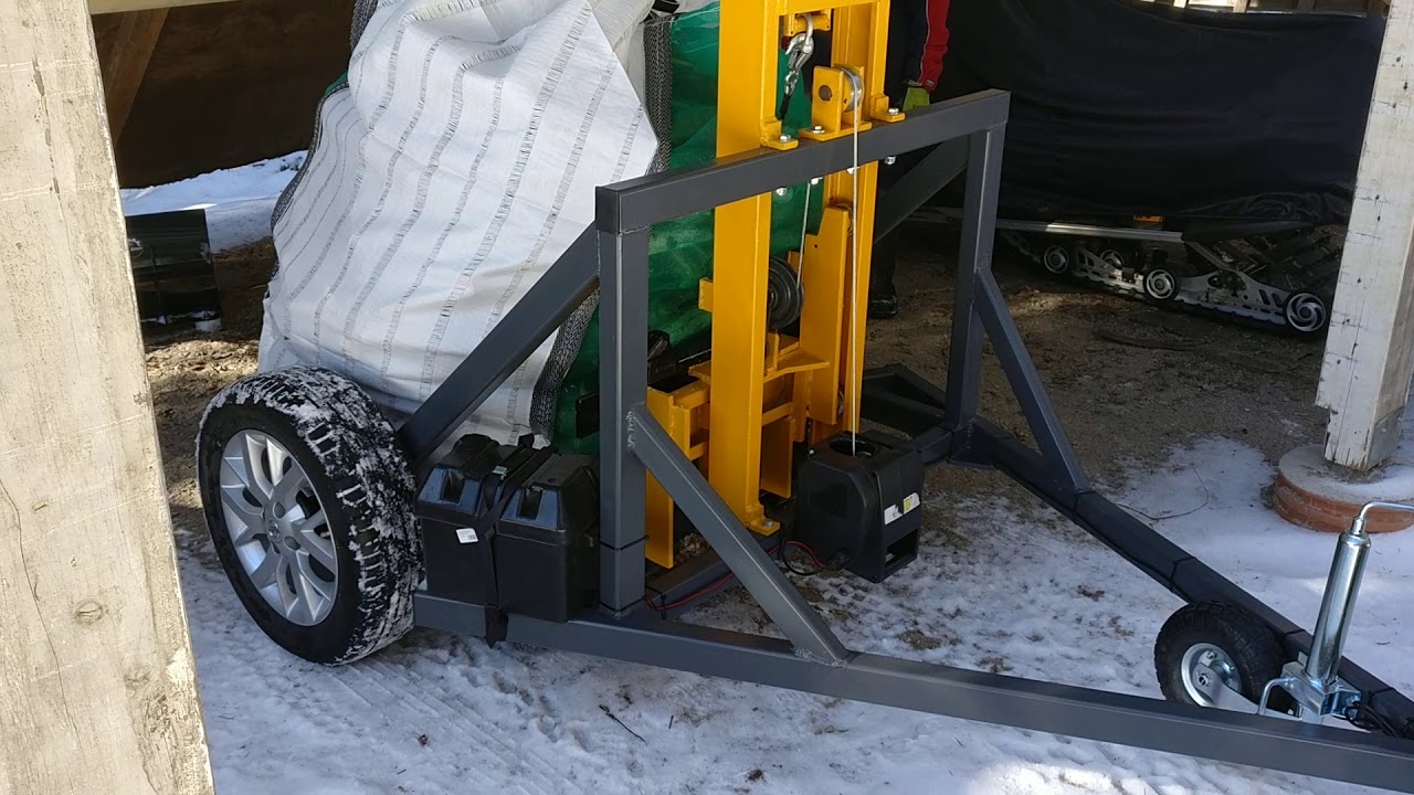 Homemade ATV forklift_3 - YouTube