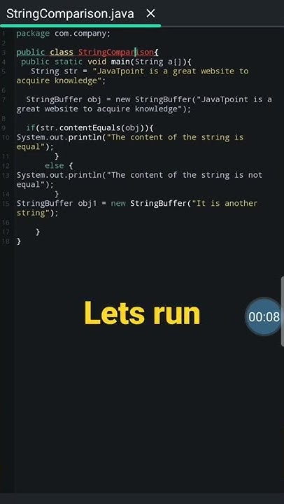 Stringbuffer Program In Javastringbuffer Javajavaprogramming Coding Simple Java Programs