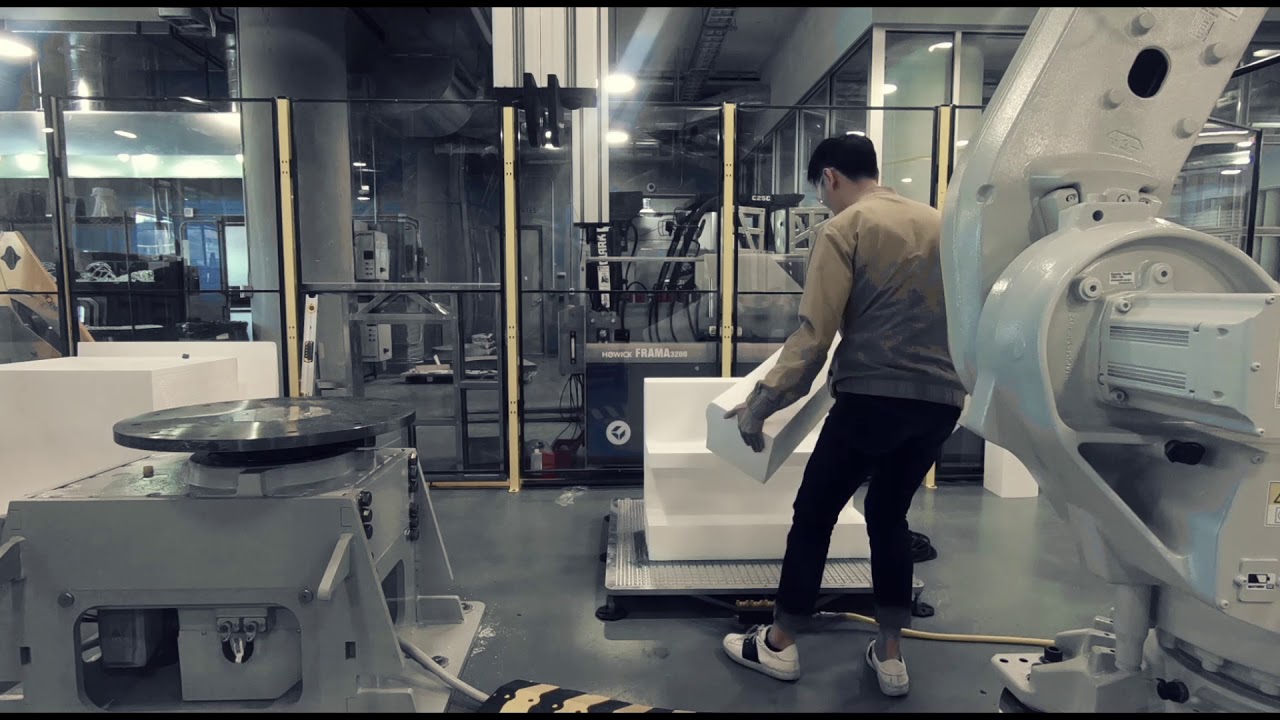 Robotic Hot Wire Cutting Fabrication - YouTube