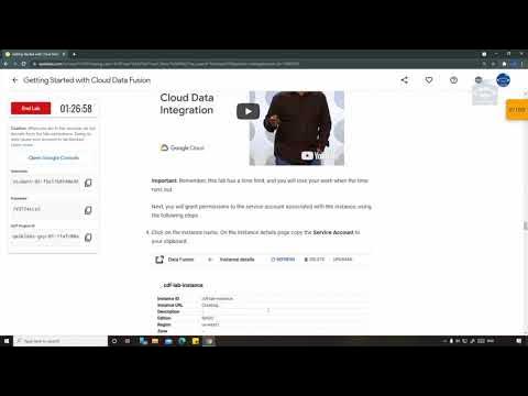 Getting Started with Cloud Data Fusion | Qwiklabs [GSP805] - YouTube