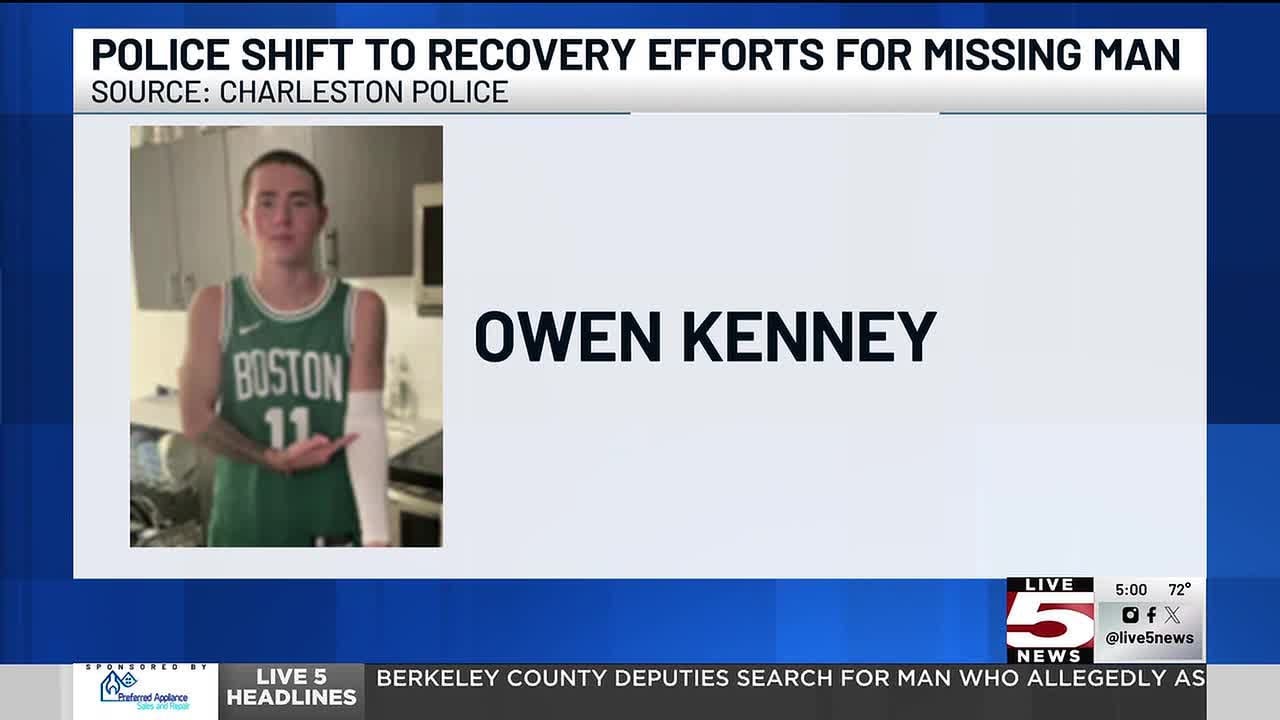 VIDEO: Police transition to recovery efforts in search for missing CofC ...