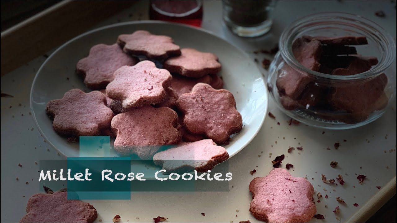 Millet Rose Cookies | குதிரைவாலி குக்கீ | Recipe In Description | With ...