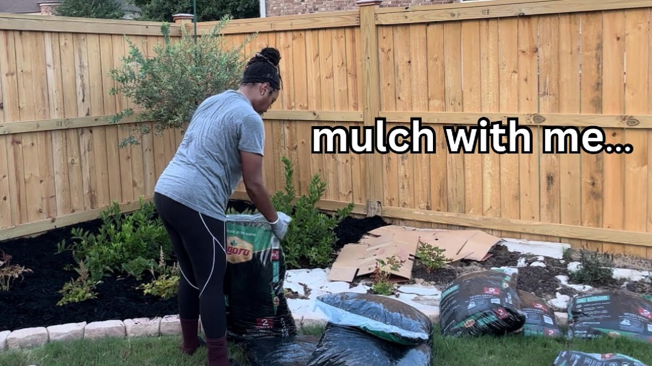 SHEET MULCHING my no dig garden bed with cardboard and mulch... Part 1 ...