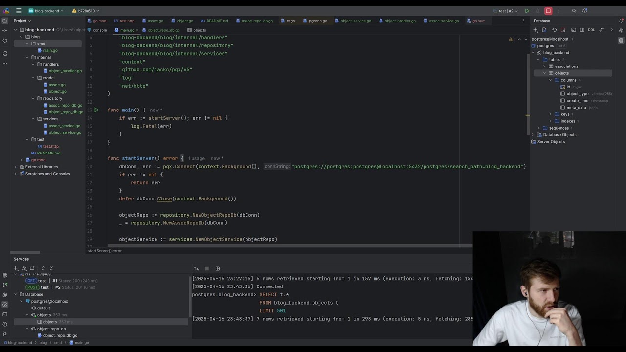 Live Blog App With Golang Typescript React Youtube