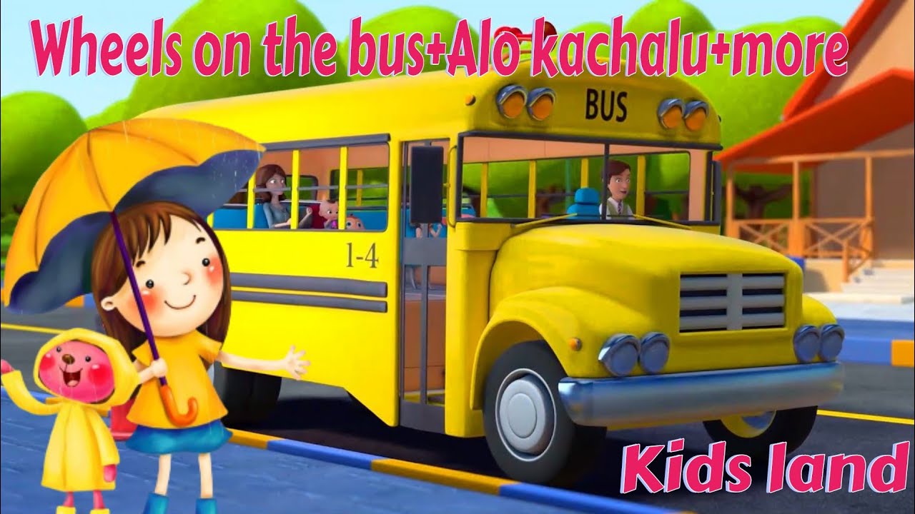 wheels on thee bus go + baby bath song + more nursery rhymes& viral ...