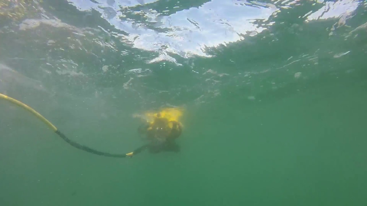 Underwater inspection using Videoray ROV - YouTube