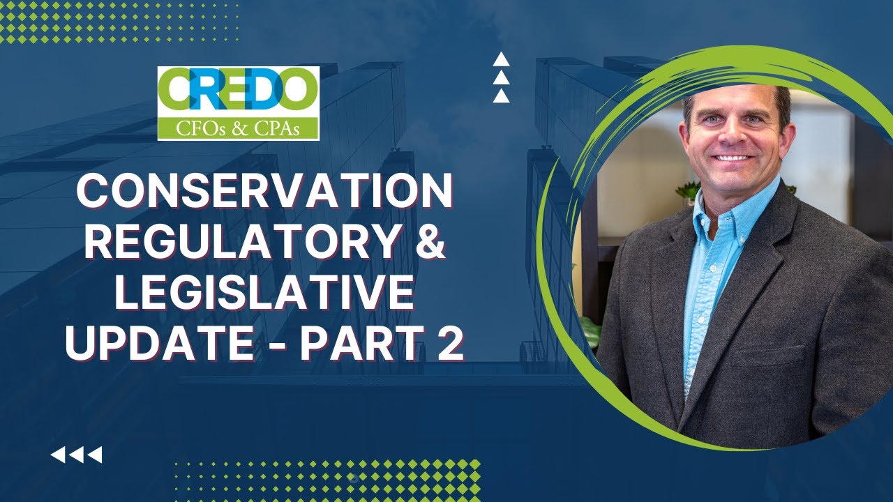 Conservation Regulatory & Legislative Update - Part 2 - YouTube