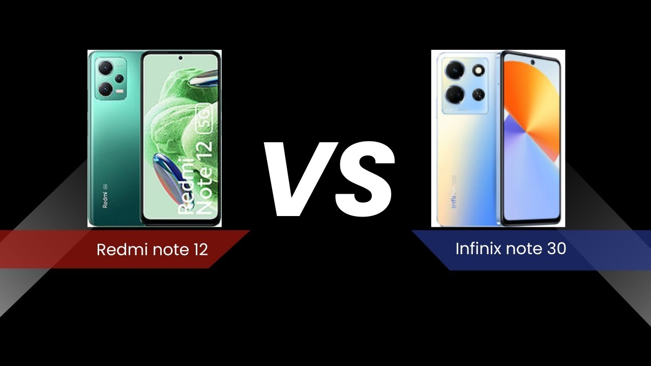 redmi note 12 vs infinix note 30 - YouTube