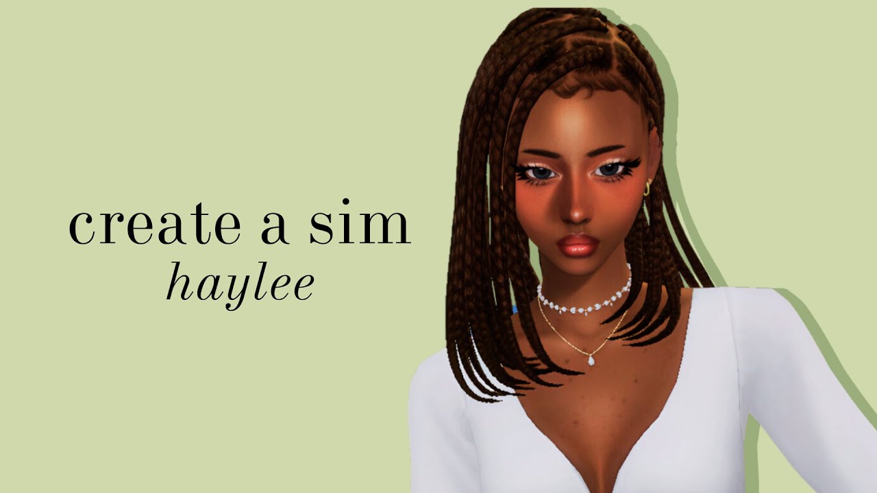 create a sim 'haylee' | The Sims 4 + cc links - YouTube
