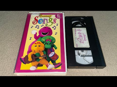 Opening And Closing To Barney Songs 1995 VHS