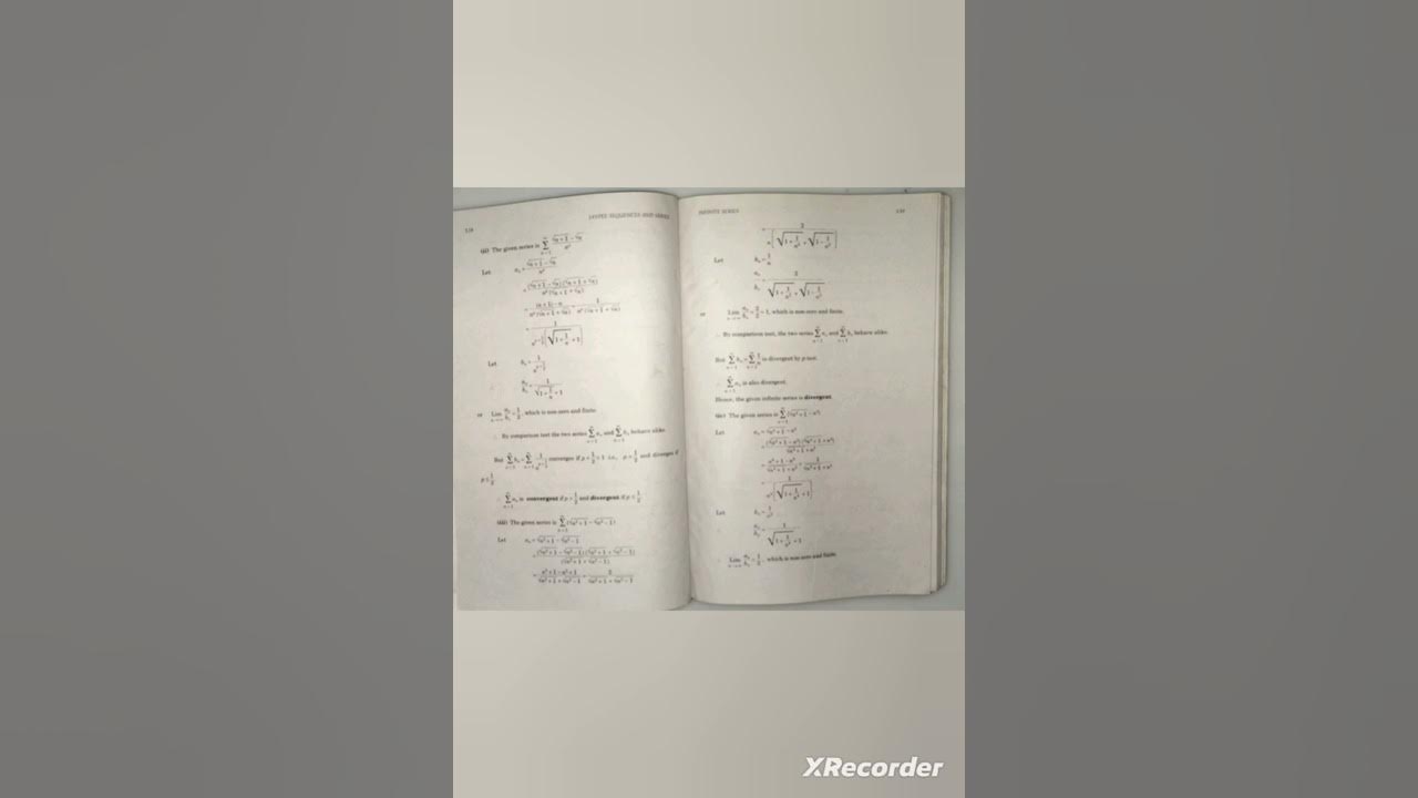 B.A./B.Sc. 4th_Sem Math (Sequence And Series) Chapter-3 Exercise Solution #MdU_Rohtak - YouTube