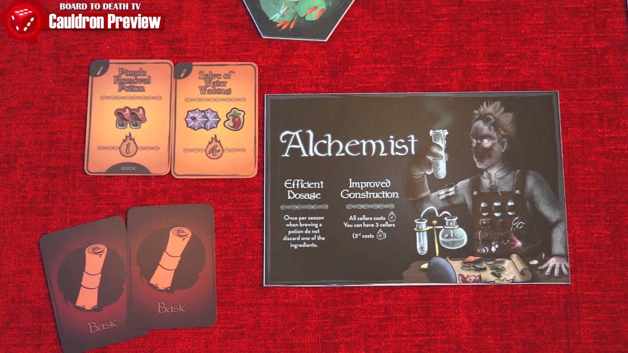 Board to Death Previews Cauldron Board Game - YouTube