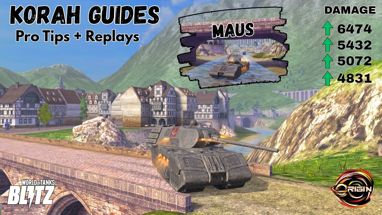 How to Play The Maus Like a Pro in WoT Blitz - Korah Guides - YouTube