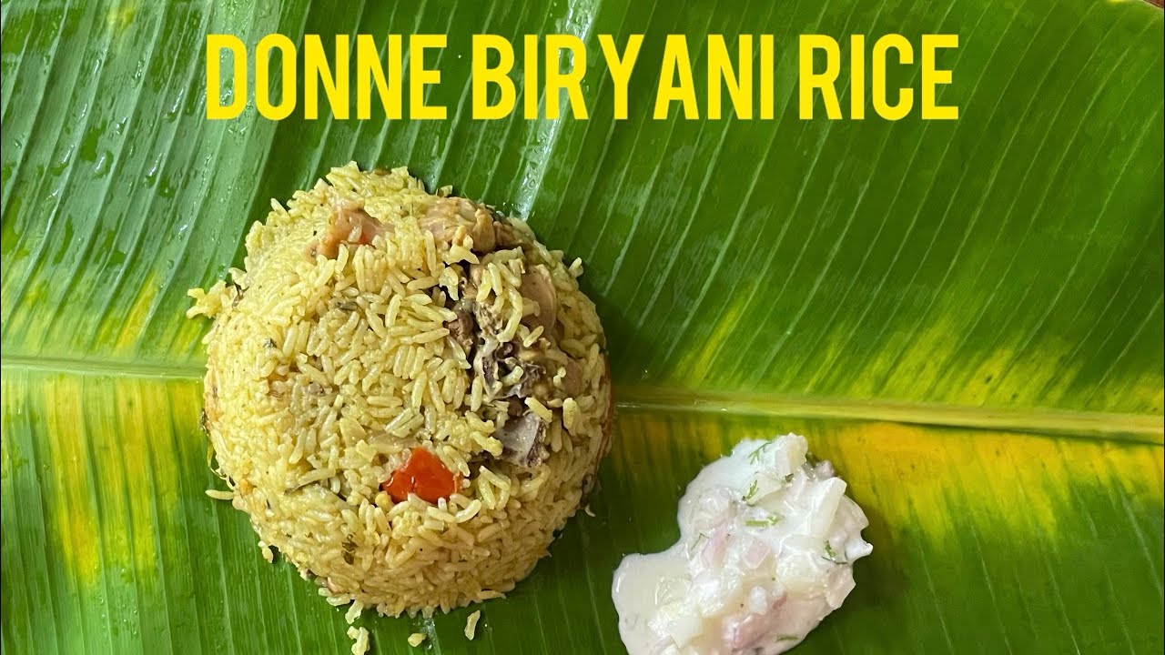 Hotel Style Nati Donne biryani rice | Within 5mins | Green Chicken ...