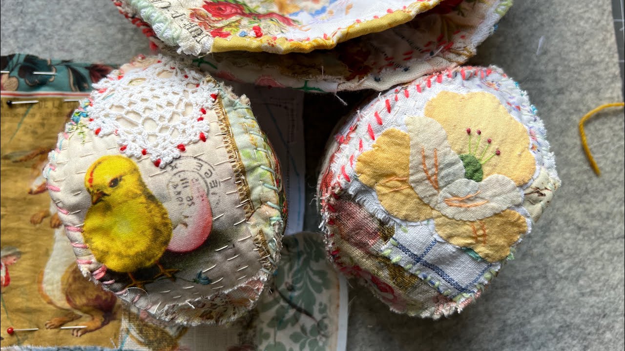 #whateverwednesday craft with me | EP 11 | spring/Easter slow stitch ...