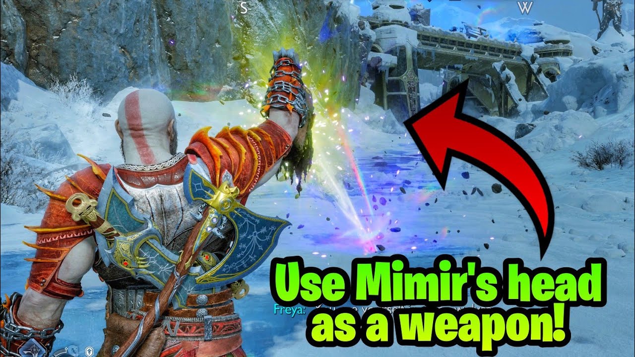 How To Use MIMIR'S HEAD as a Weapon In God Of War Ragnarok Tutorial ...