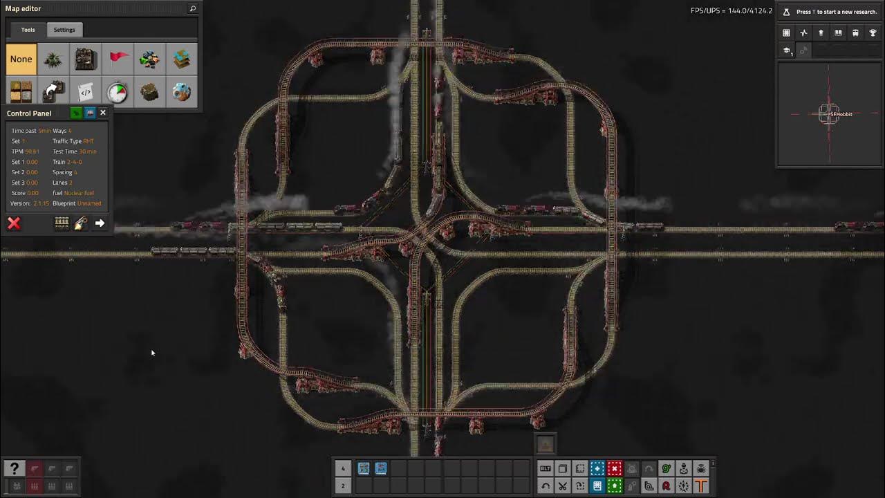 Factorio Space Age - Rail System Design & Compact High-Throughput Elevated Intersections - YouTube