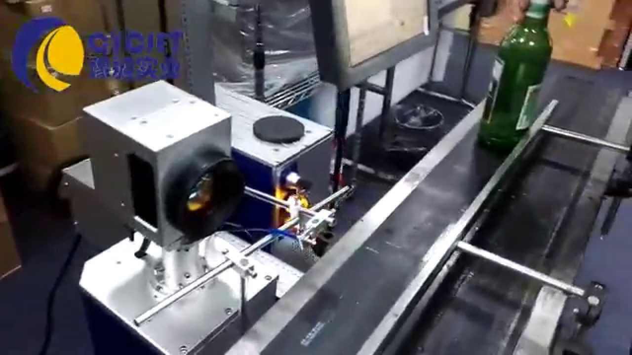 CYCJET LC30F Laser Printer/How to print labels on glass bottle/Laser Coding Machine/Laser Marker ...