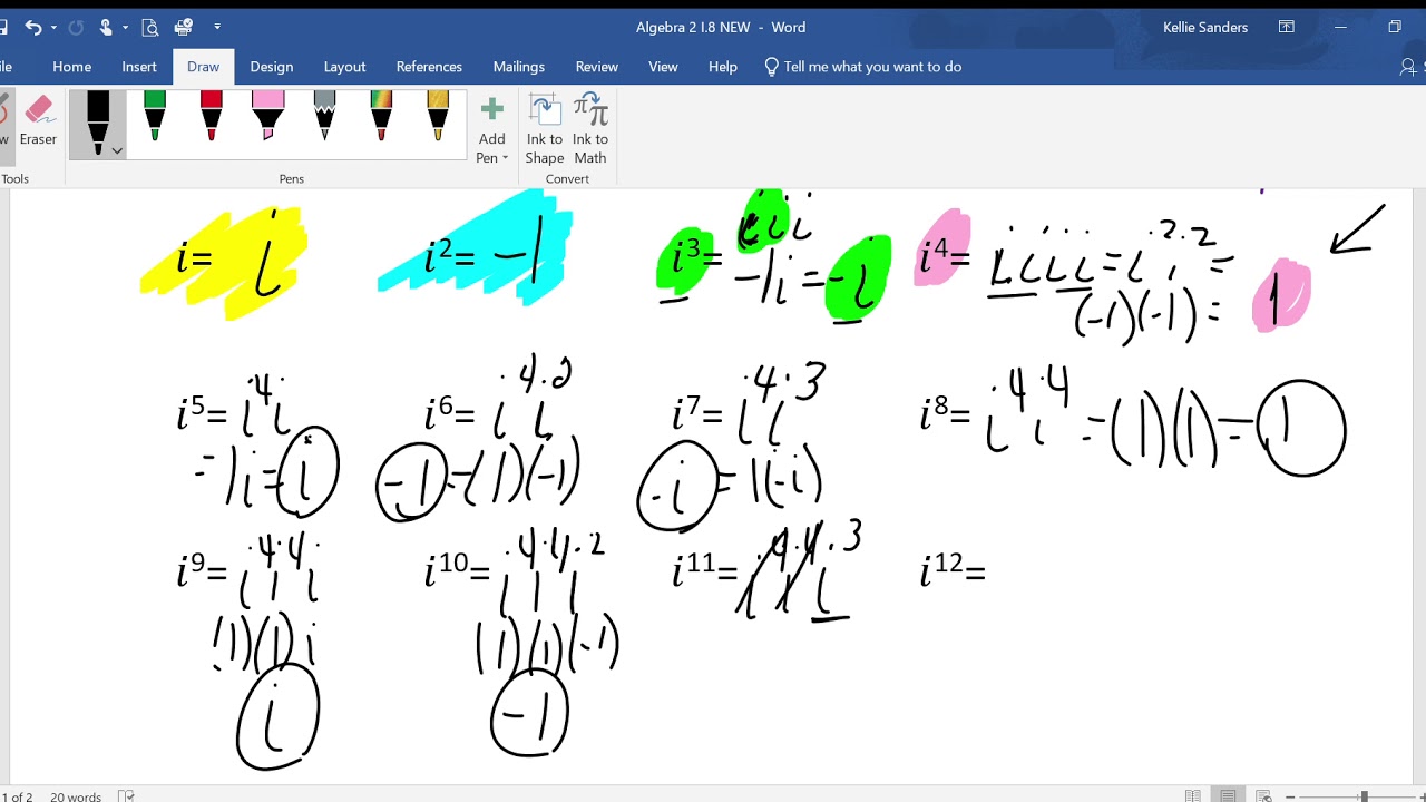 Algebra 2 I 8 - YouTube