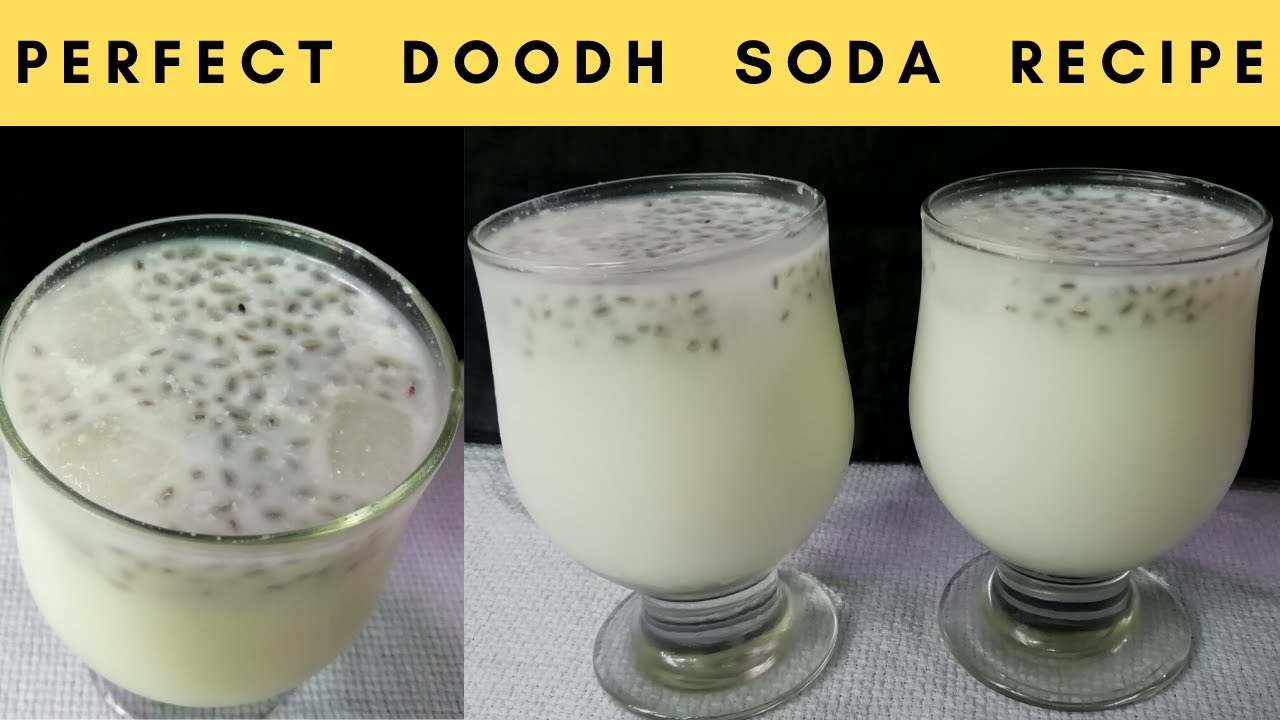 Homemade Doodh Soda Recipe | Doodh Soda Recipe(دودھ سوڈا) By Delish ...