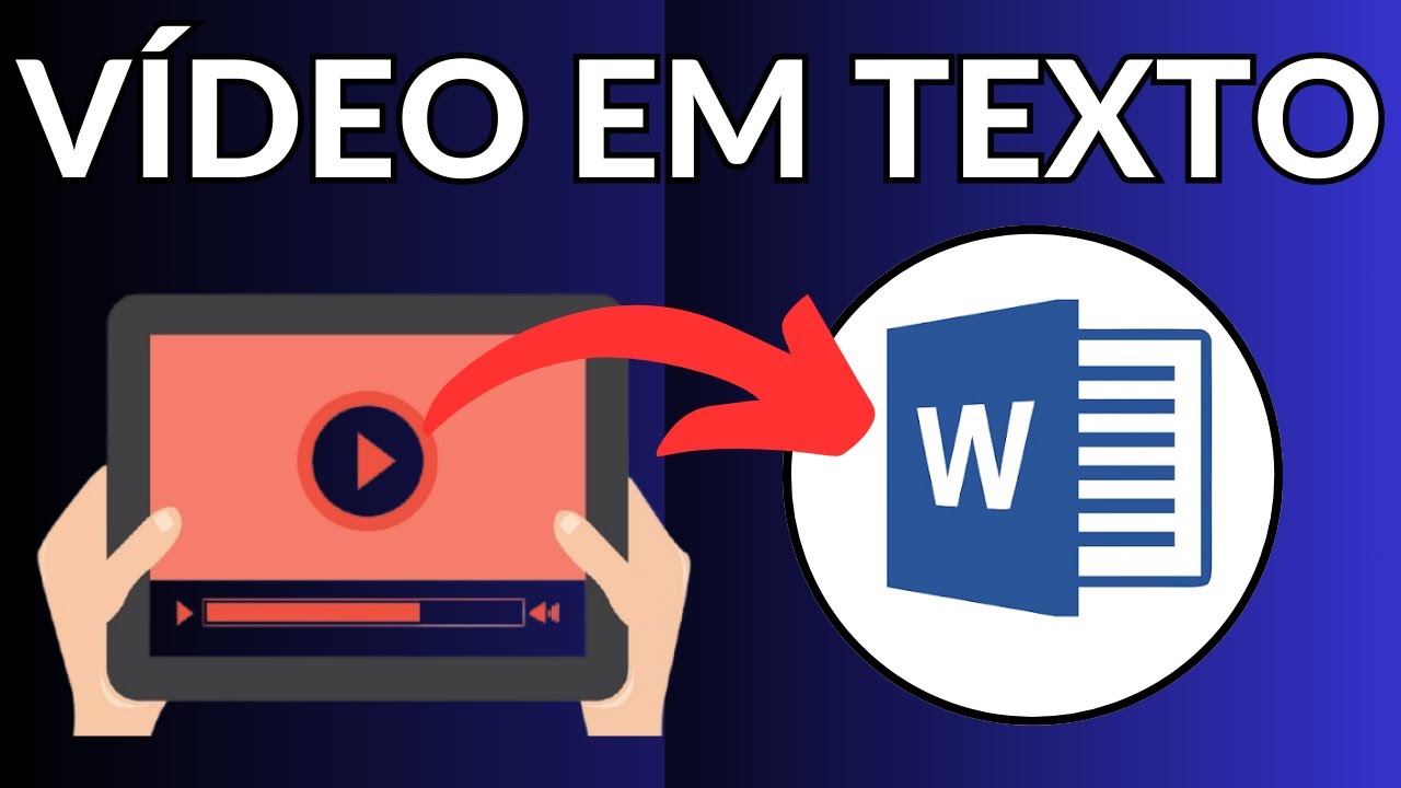 como transformar VÍDEO EM TEXTO COMO transcrever vídeo para WORD OU PDF ...