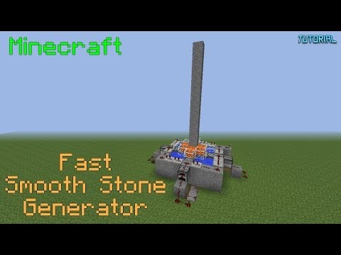 Minecraft: Smooth Stone Generator [1.10][100+stone per minute] - YouTube