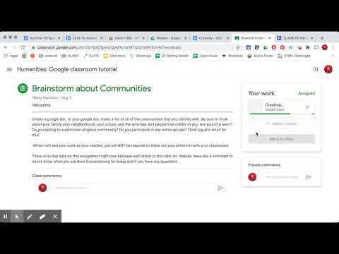 Google Classroom Assignment - Create A File - YouTube