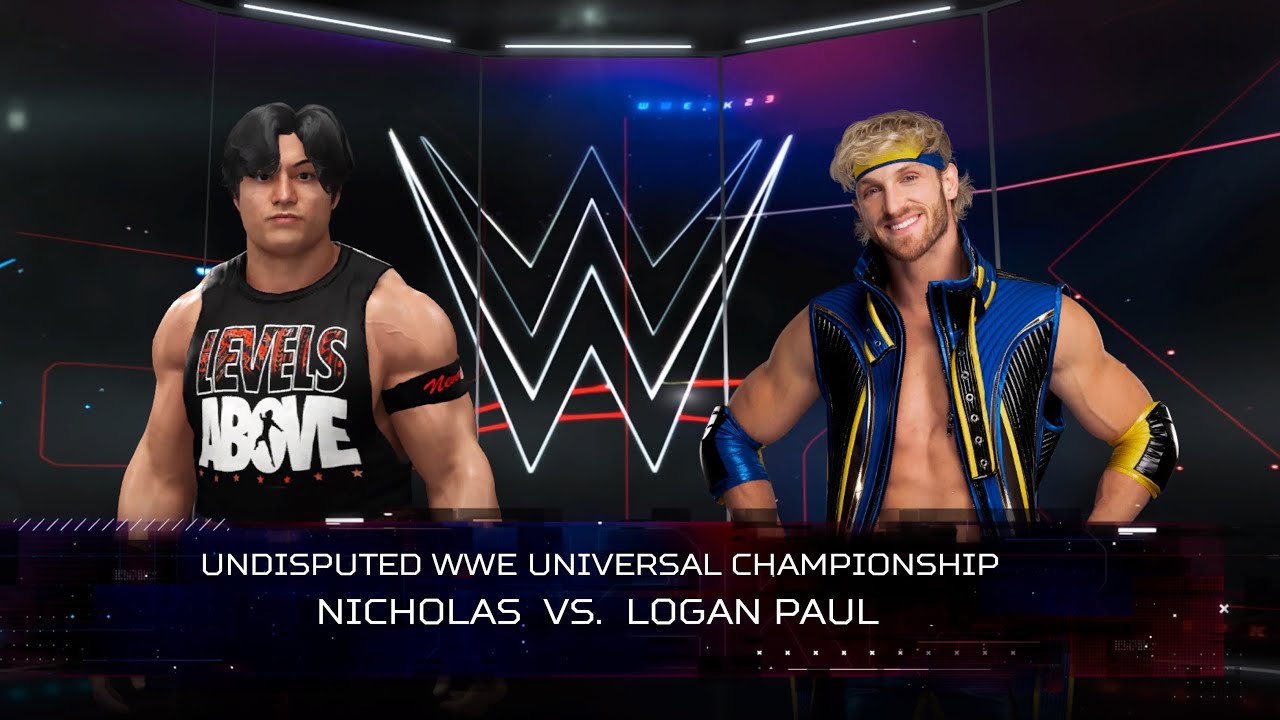 WWE 2K24 Nicholas Vs Logan Paul - Open Challenge #2 - YouTube