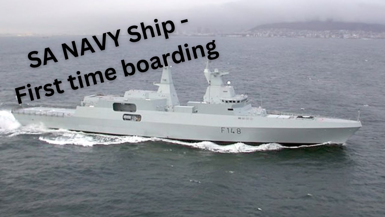 VISITING a SA NAVY war SHIP. - YouTube