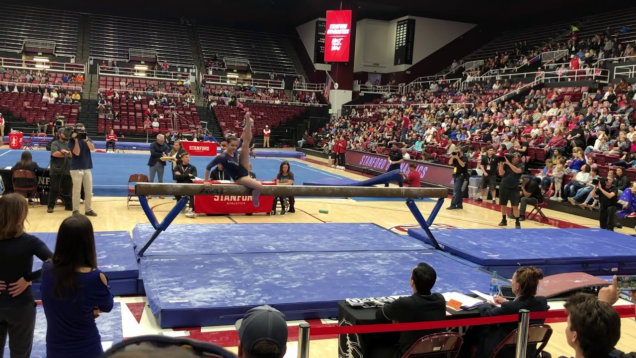 Personal Best on beam- Emi Watterson NCAA Cal 2020 vs. Stanford - YouTube