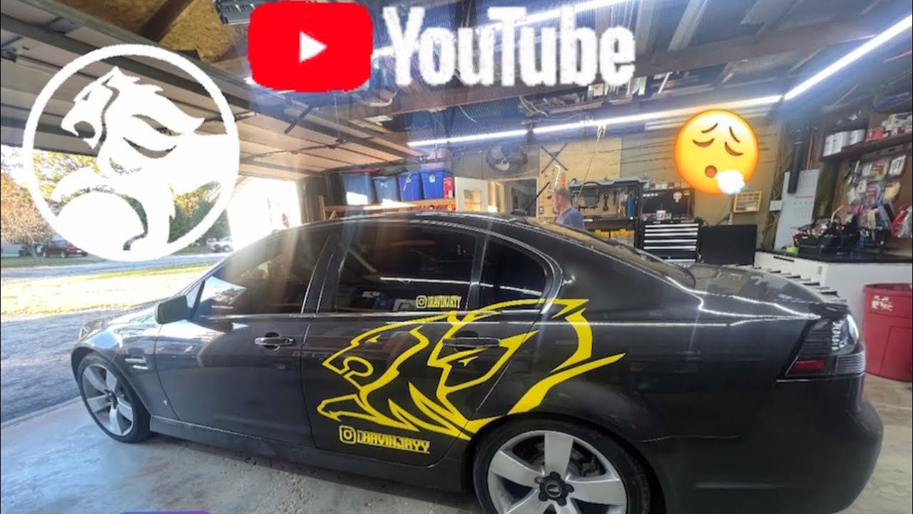 GETTING THE HOLDEN DECAL ON MY PONTIAC G8 GT🔥🔥😮‍💨😮‍💨!!! MUST WATCH ‼️🔥 ...