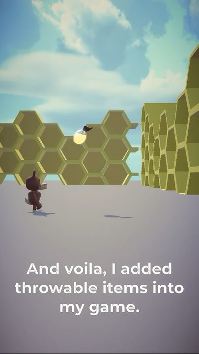 Throwable items! Check! #devlog #gamedevblog #3dgamedevelopment #unity #unity3d #indiedev - YouTube