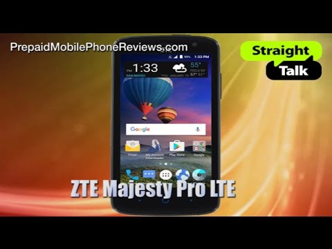 Straight Talk ZTE Majesty Pro LTE - YouTube