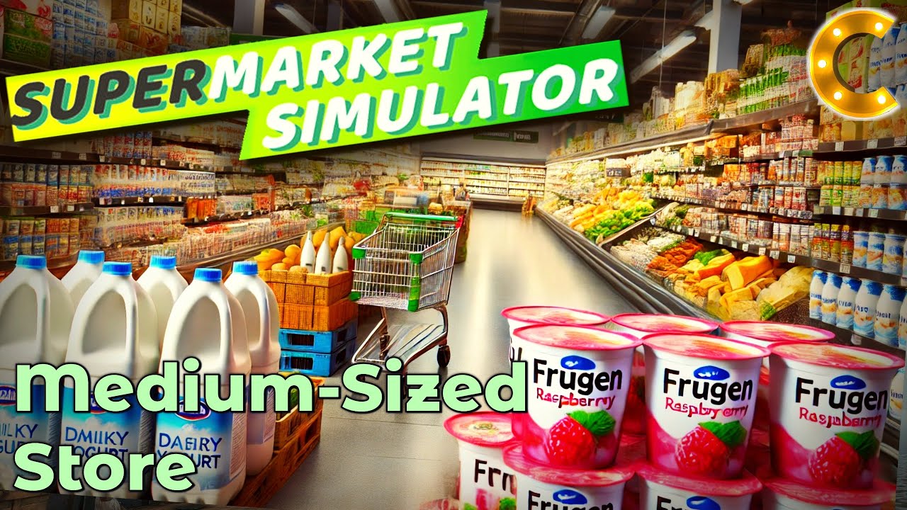 Supermarket Simulator 2024 Part 1 | Medium-Sized Store | PC RTX 3090 ...