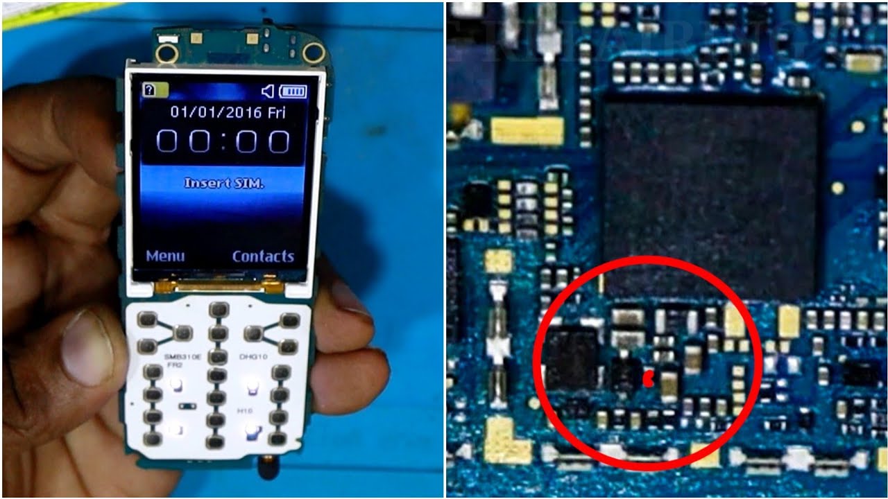 Samsung b310e low battery shutdown / Samsung battery low solution - YouTube