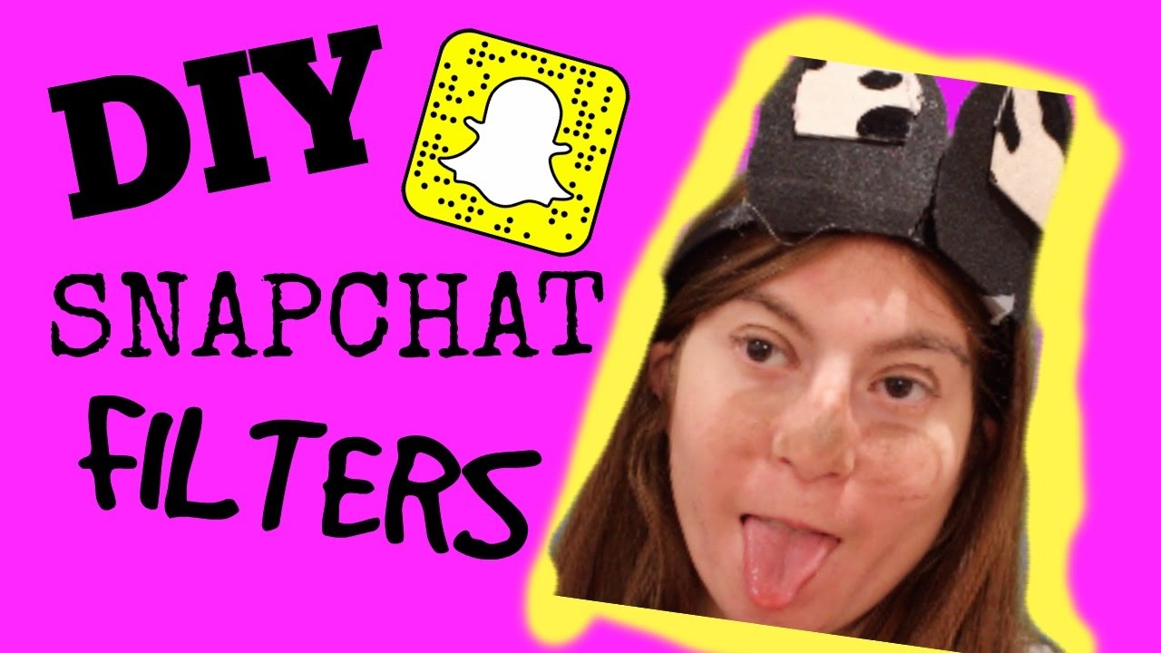 DIY SNAPCHAT FILTERS - YouTube