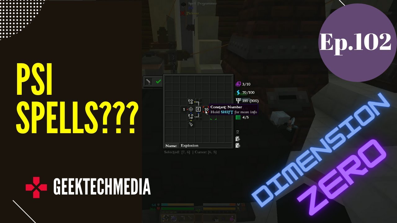 Dimension Zero ~ Ep.102 ~ HOW DO I PSI SPELL??? ~Modded Minecraft 1.12. ...