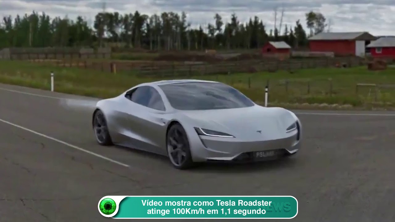 Vídeo mostra como Tesla Roadster atinge 100Km-h em 1,1 segundo - YouTube