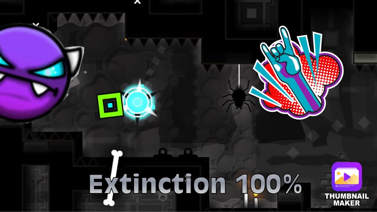 [Mobile] - Extinction(Easy Demon) 100% - GD - YouTube