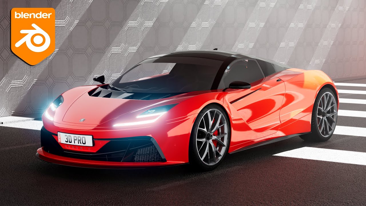 How to Create Hyper-Realistic Car Scene in Blender 3D | Blender ...