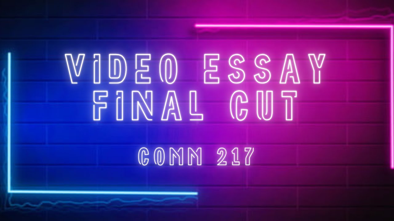 Video Essay Final Cut - YouTube