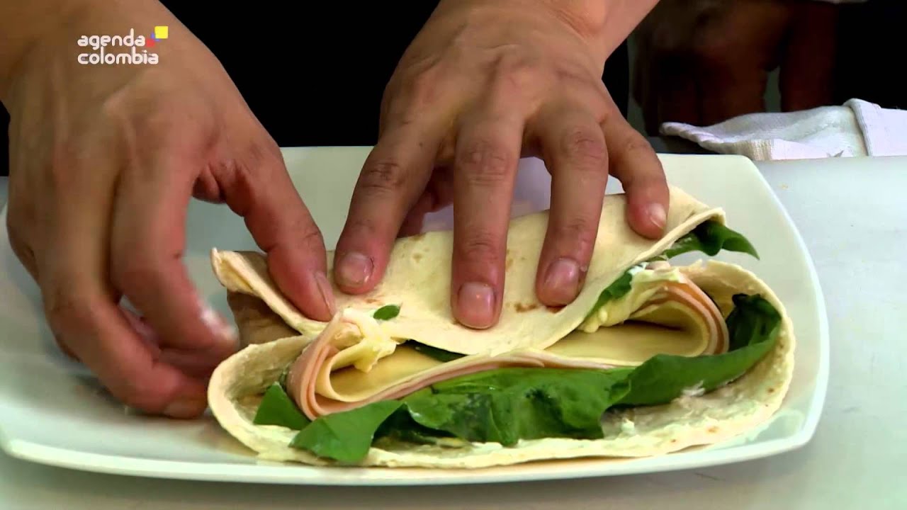 Aquí le enseñamos cómo preparar un wrap frío - YouTube