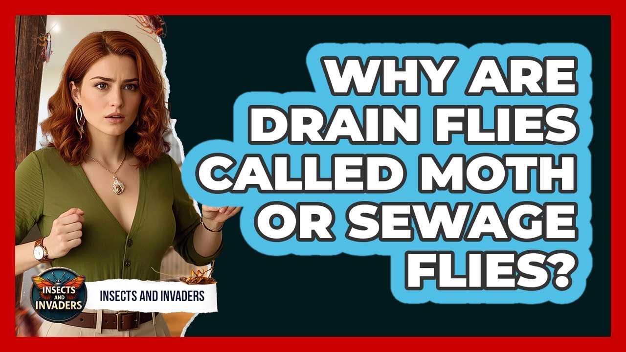 Why Are Drain Flies Called Moth Or Sewage Flies? - Insects and Invaders ...