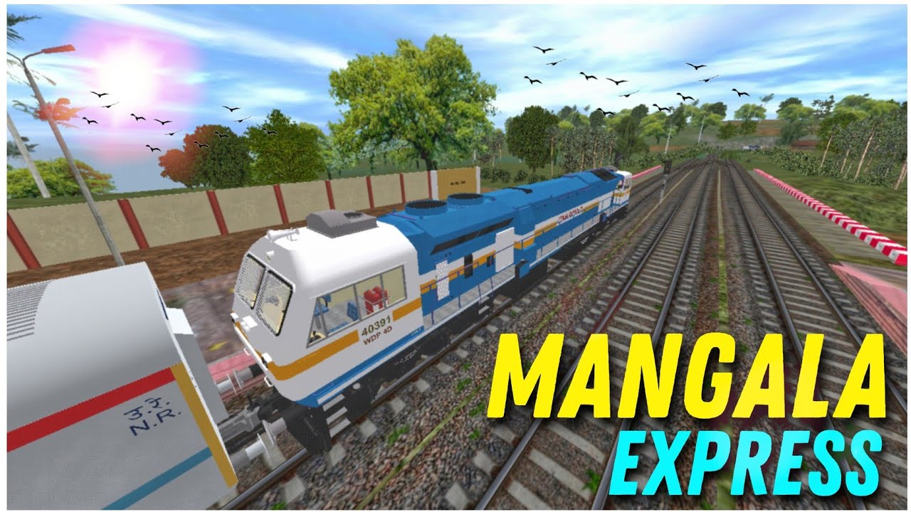 Trainz Simulator Gameplay Driving LHB Mangala Express Konkan Route ...