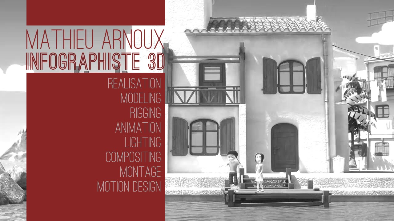 Showreel 3D Mathieu Arnoux - YouTube
