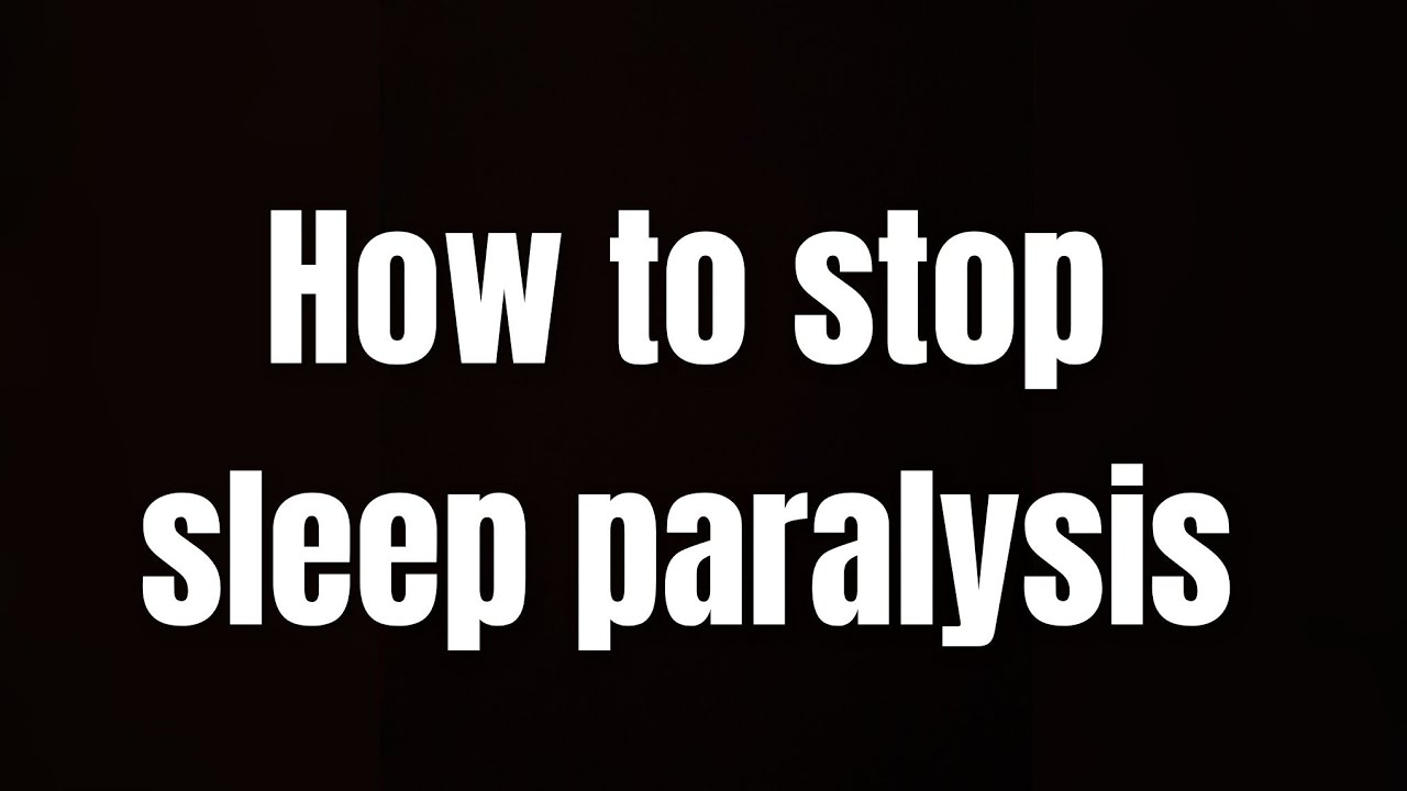 How to STOP sleep paralysis by calling Jesus Christ (It will work💯 ...
