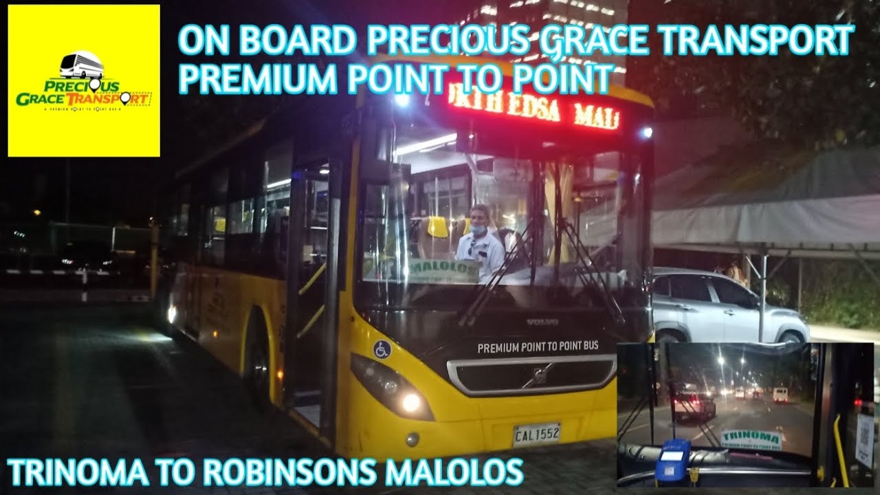 On Board Precious Grace transport Premium Point to Point - YouTube