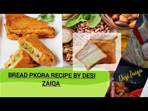 Bread k pkory recipe by desi Zaiqa with Arooj!#breadrecipe#pakora# ...