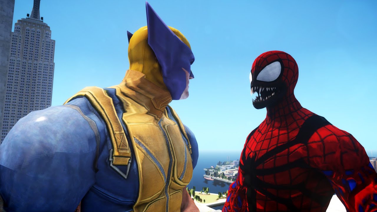 WOLVERINE VS CARNAGE - EPIC BATTLE - YouTube